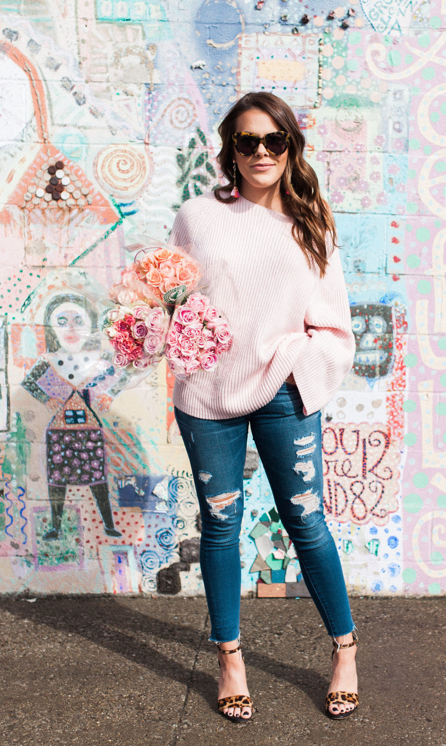 Galentine's Day Outfit Idea - Glitter & Gingham