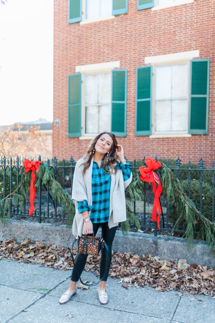 Holiday Plaid Shirt - Glitter & Gingham